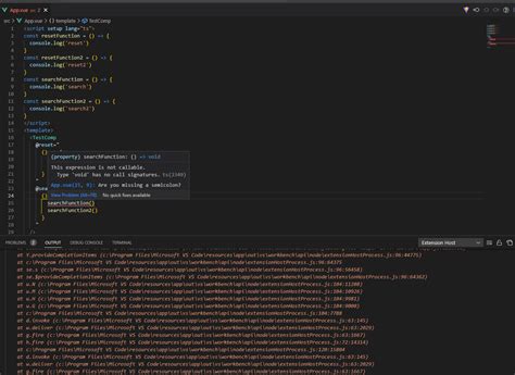 Type Void Has No Call Signatures · Issue 2225 · Vuejslanguage