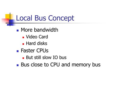 Ppt Pci Local Bus Peripheral Component Interconnect Pci Powerpoint