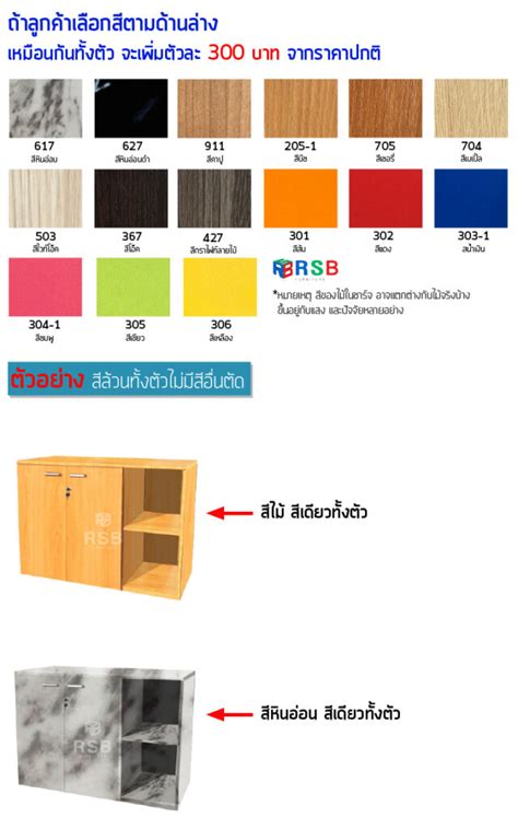 ตู้เก็บเอกสาร ขนาด 120 X 40 สูง 80 Cm 2 บานเปิด 2 ชั้นโล่ง รหัส 2597 โต๊ะทำงาน โต๊ะ