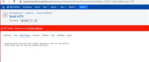 Allure Plugin Not Working In Bamboo · Issue 196 · Allure Frameworkallure Bamboo · Github