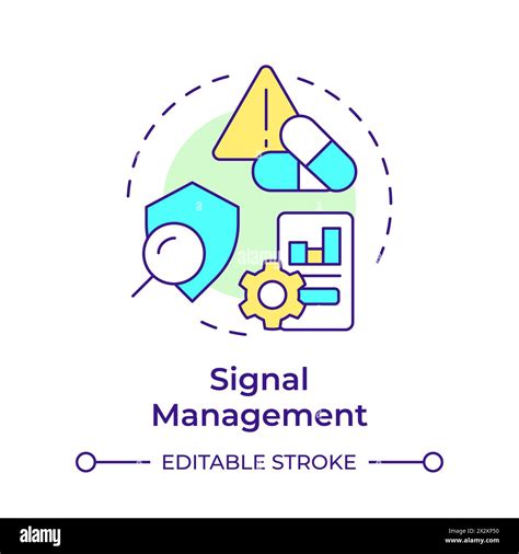 Signal Management Multi Color Concept Icon Stock Vector Image And Art Alamy