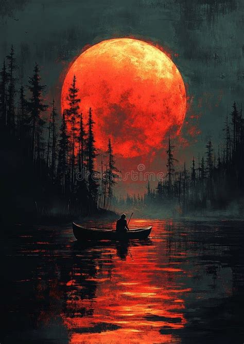 The Crimson Solitude Stock Illustration Illustration Of Font 361459700