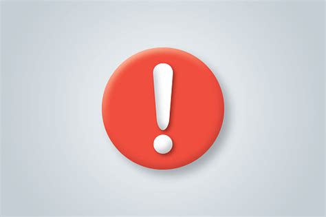 Alert Notification Icon On Red Circle And Gray Background Negative Check List Button Choice For