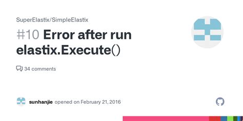 Error After Run Elastixexecute · Issue 10 · Superelastix