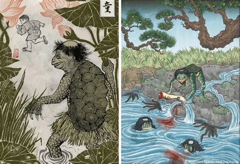 Kappas Mythology Kappa River Creature Legends Mythology Vault