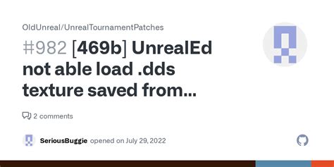 469b Unrealed Not Able Load Dds Texture Saved From Ut2004 Unrealed