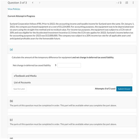 solved question 3 ﻿of 3 ﻿view policies current attempt in
