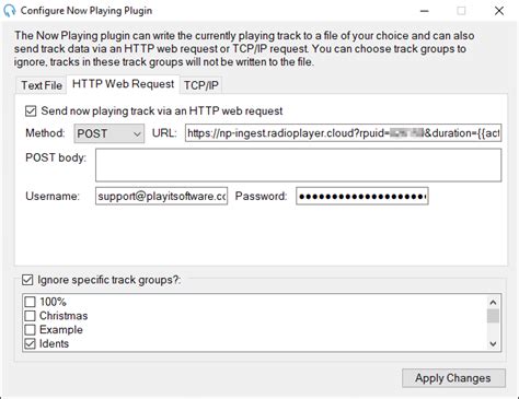 Sending Now Playing Metadata To Radioplayer Playit Software Support