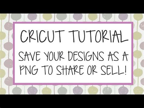 How To Export Projects From Cricut Design Space