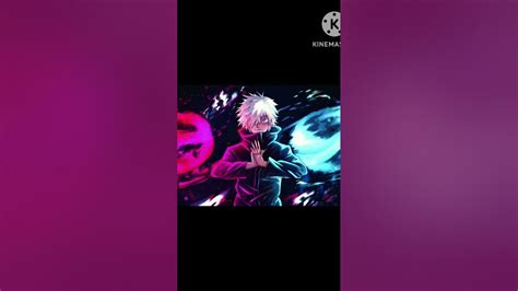 Gojo Holo Purple With Phone Song Phonk Music Phonkmusic Animeedit