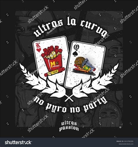 Football Hooligan Soccer Supporter Ultras Hand Stock Vector Royalty Free Shutterstock