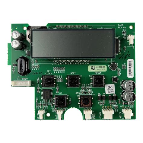 Clack Ws1 5 Button Valve Circuit Board V3108cc Clack Ws1 5 Button Valve Circuit Board V3108cc