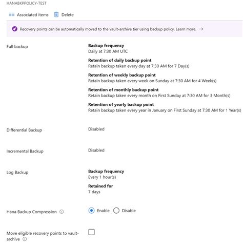 Sap On Azure Backup Sap Hana Databases With Hsr E Sap Community