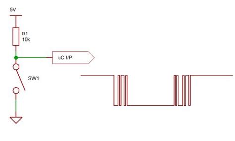 Easy Switch Debounce Switch Microcontrollers Shift Register