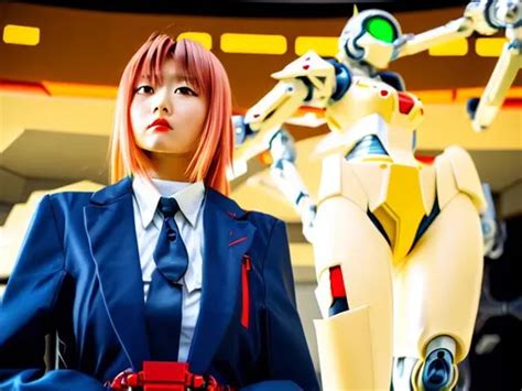 Female Asuka From Neon Genesis Evangelion Standing O Openart