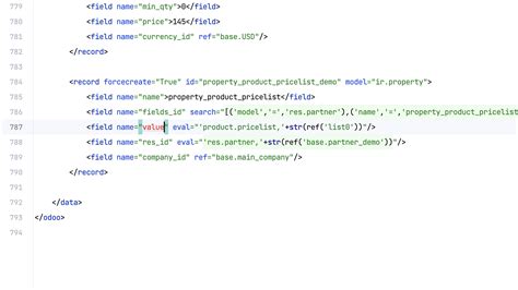 Support Value Key In Writing Ir Property Issue 254 Odoo Ide