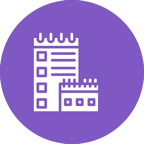 프로젝트 관리 아이콘 Generic Color Fill