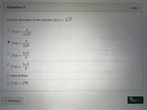 Solved Find the derivative of the function f(x)=3x2 | Chegg.com