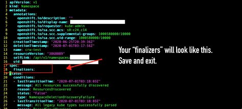 Openshift Tip Resolve A Terminating State Issue