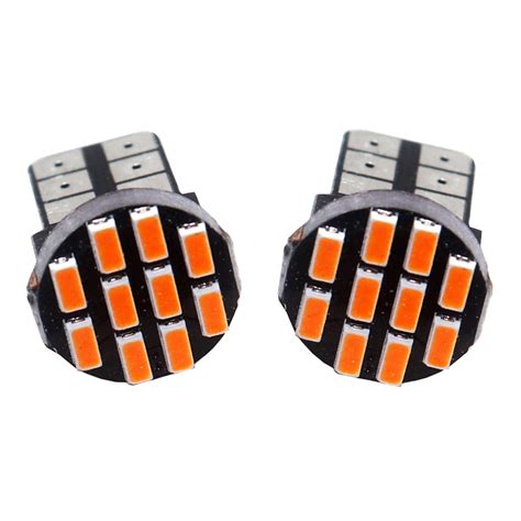 قیمت و خرید لامپ چراغ کوچک خودرو سام اسپرت مدل Orange 10 Smd بسته 2 عددی