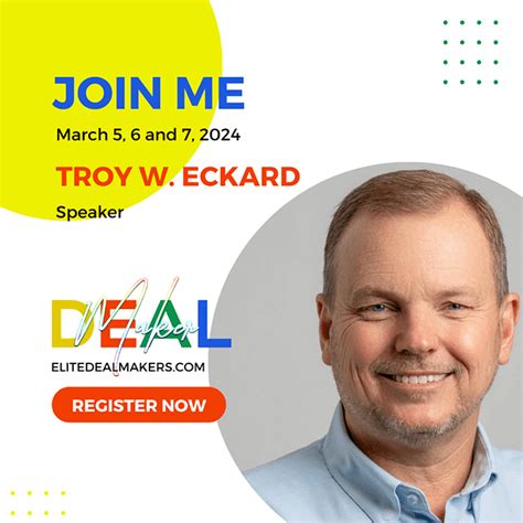 Energy Expertise By Troy W Eckard Elite Deal Makers