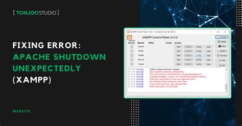 How To Fix Error Apache Shutdown Unexpectedly In Xampp 2 Methods