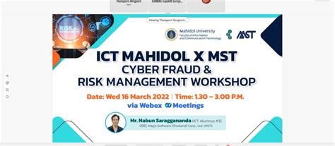 ict mahidol together with magic software thailand corp ltd
