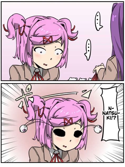Ddlc Comic Natsuki S Shock Literature Club Cartoon Styles Triple A Games