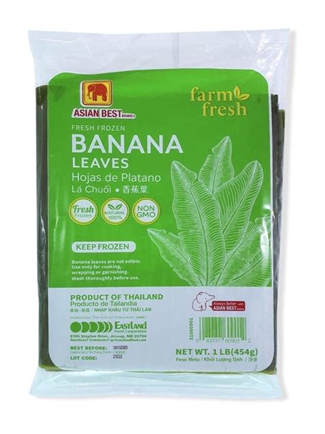 Fresh Frozen Banana Leaves