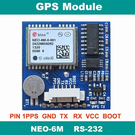 RS NEO M GPS Module With Cirocomm Antenna RS Level With EEPROM In GPS Receiver Antenna