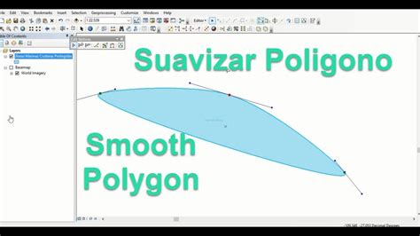 suavizar polígono en arcgis smooth youtube