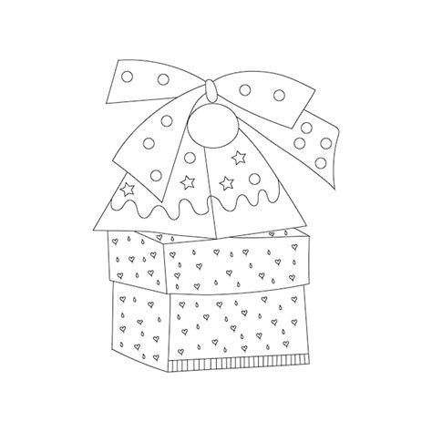 Premium Vector Decorative Box Outline