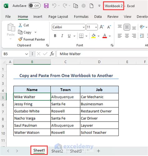 How To Copy And Paste In Excel Using Vba 12 Methods Exceldemy