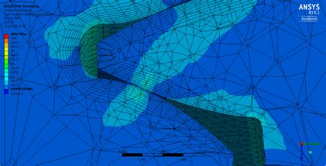ANSYS Structural Mesh Sizing Under Contact Surface Alternative To Inflation Reduce Element