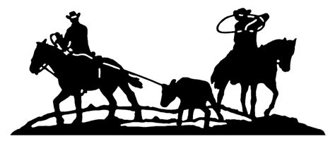 Free Team Roping Silhouette Download Free Team Roping Silhouette Png