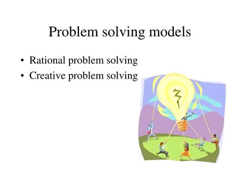 Ppt Problem Solving Models Powerpoint Presentation Free Download