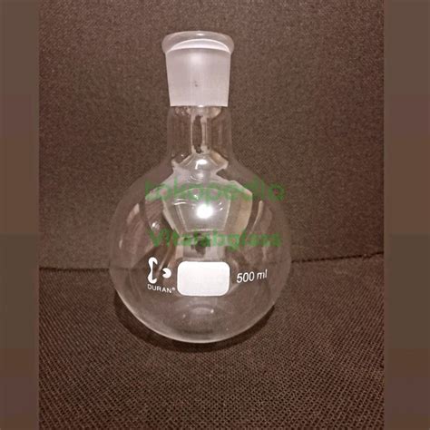 Jual Boiling Flask Labu Didih 500 Ml Duran Plat Round Bottom Ts Ns 29 32 Kota Bandung