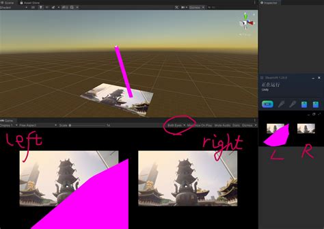 Unity Game View Still Showing Only One Eye After Switched To Both Eyes