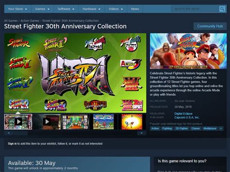 스트리트 파이터 30주년 컬렉션 예약구매시 Usf Iv 무료 제공 보드나라