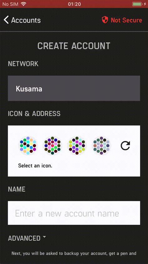 Height Not Aligned With Address Text And Select Icon · Issue 373 · Novasamatechparity Signer