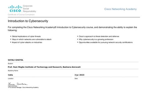 Cybersecurity Cisco Digitaldefense Certificationprowess