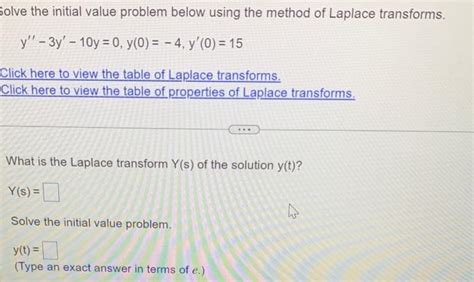 Solved Olve The Initial Value Problem Below Using The Method