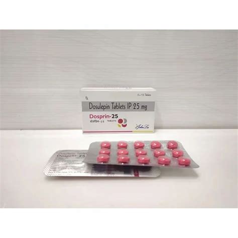 25mg Dosprin Dosulepin Tablets At ₹ 129strip Worli Mumbai Id