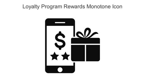 Loyalty Program Rewards Monotone Icon In Powerpoint Pptx Png And Editable Eps Format PPT Template