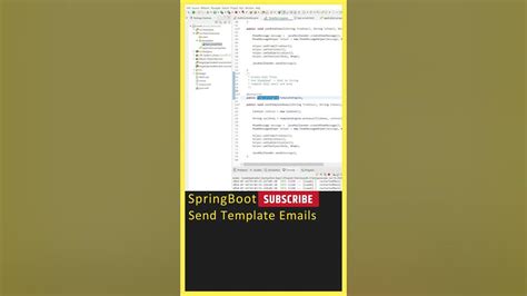 Spring Boot Tutorial Send Template Emails Java Spring Bootjava Tutorial In Telugujava