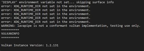 error xdg runtime dir not set in the environment · issue 721