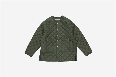 트렁크프로젝트 퀼티드 자켓 카키 Trunkproject Kream