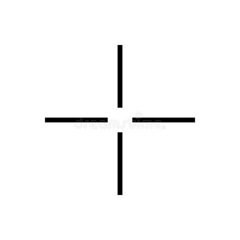 Aim Outline Icon Isolated Symbol Logo Illustration For Mobile Concept Web Design And Games