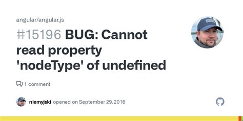 BUG Cannot Read Property NodeType Of Undefined Issue Angular Angular Js GitHub