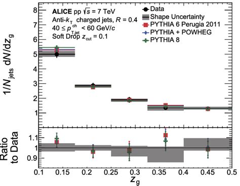 Fully Corrected Z G Distribution In Pp Collisions For 40 ≤ P Ch Tjet